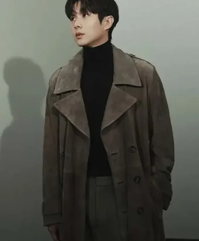 A Killer Paradox Lee Tang Brown Trench Coat - Oskar Jacket