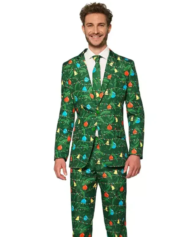 Christmas Green Tree Suit - Oskar Jacket