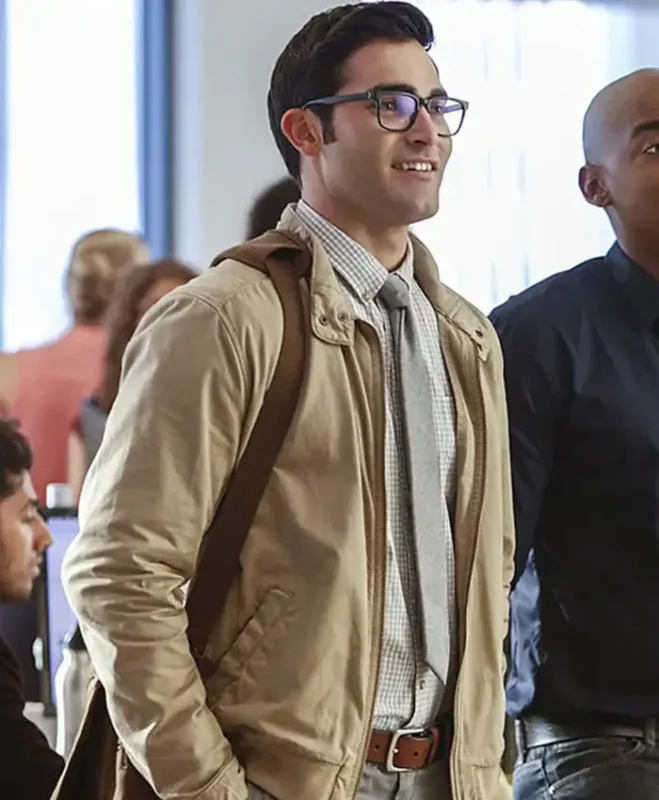 Supergirl Clark Kent Cotton Beige Jacket - Oskar Jacket