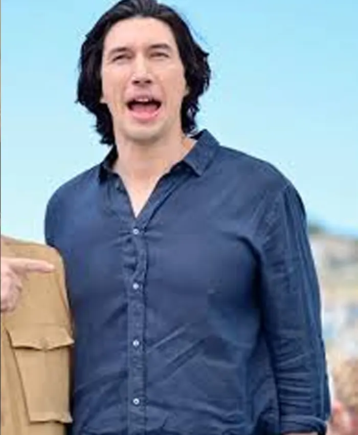Megalopolis 2024 Adam Driver Cotton Shirt - Oskar Jacket
