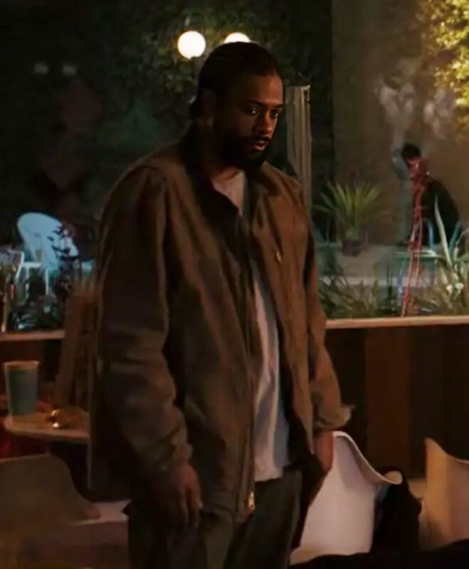 Snowfall DeRay Davis Brown Men Cotton Jacket - Oskar Jacket