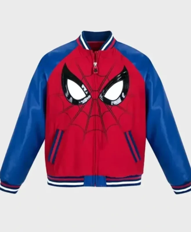 Spiderman Varsity Jacket - Spiderman Bomber Jacket