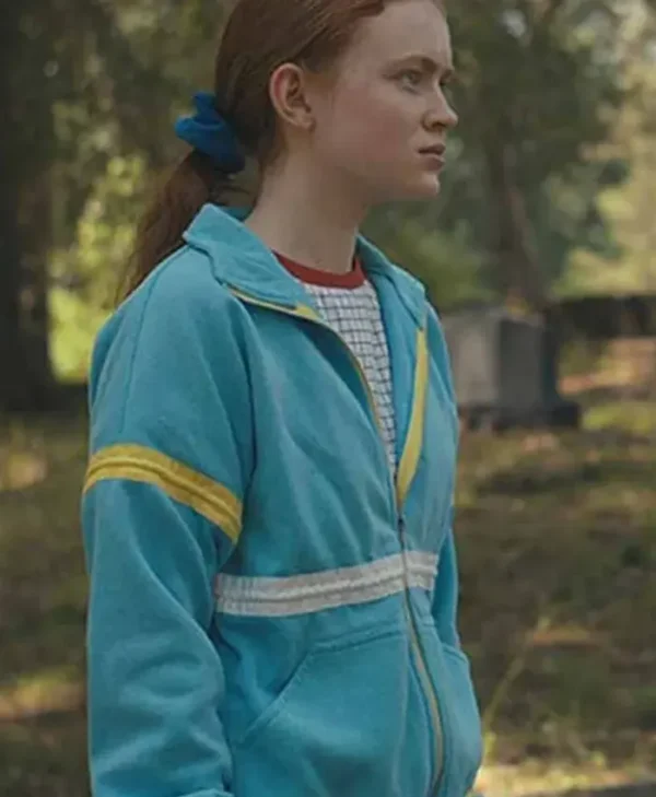 Stranger Things Finn Wolfhard Fleece Blue Jacket - Oskar Jacket