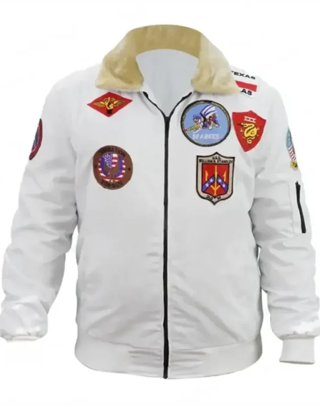 Top Gun Flight B-15 Pilot Bomber Sherpa Jacket - Oskar Jacket