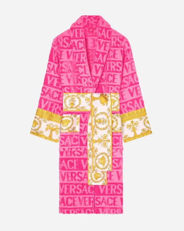 Versace Pink Robe - Pink Versace Robe