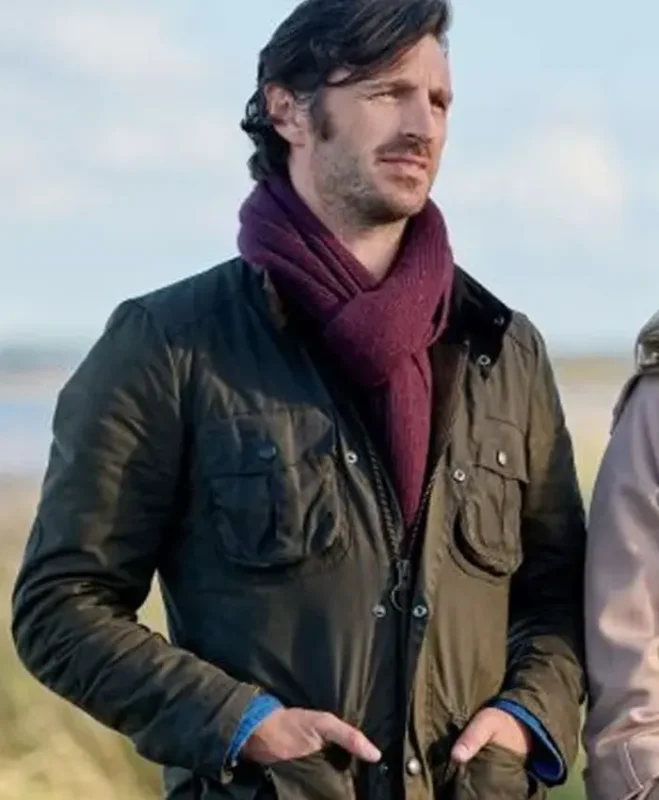 Eoin Macken Brown Jacket - Tis the Season to Be Irish Outfit