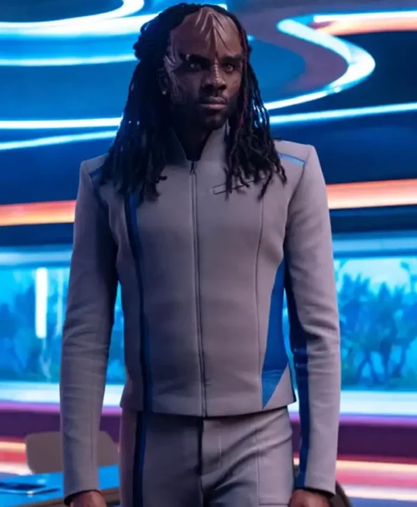 Jay-Den Kraag Star Trek Starfleet Academy Grey Jacket