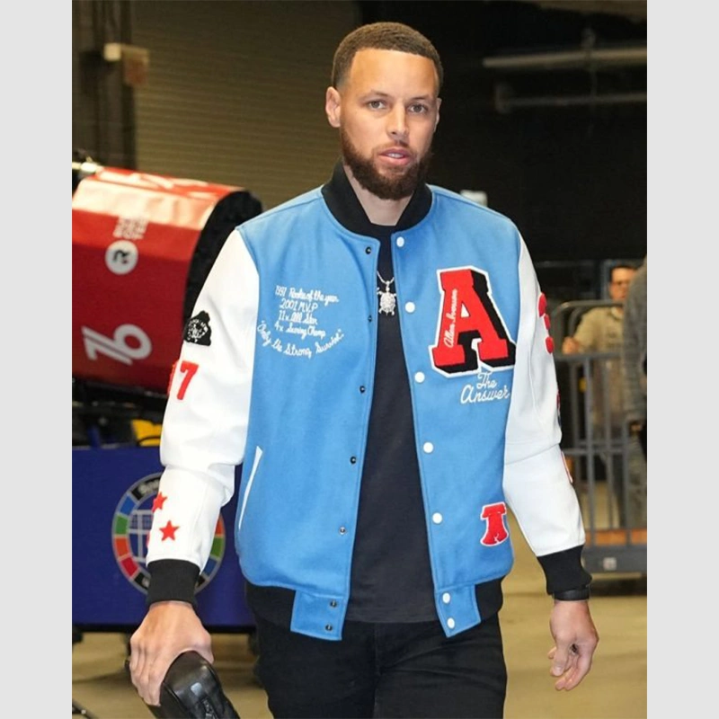 Stephen Curry Allen Iverson Jacket - Oskar Jacket