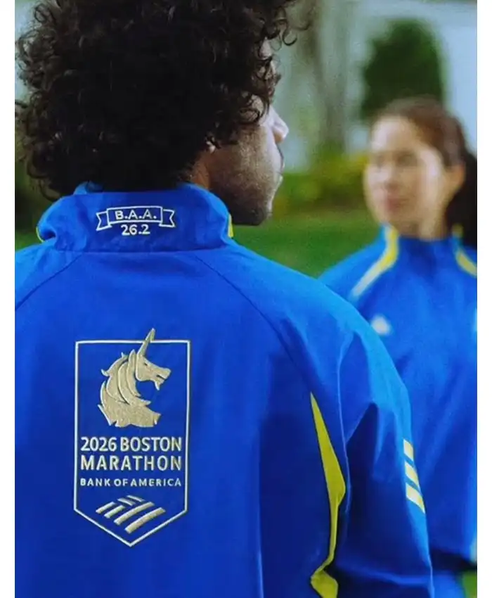 Boston Marathon 2026 Blue Jacket - Oskar Jacket