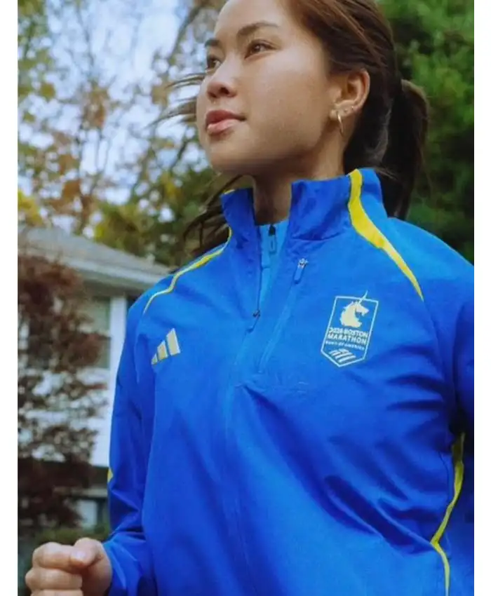 Boston Marathon 2026 Blue Jacket - Oskar Jacket